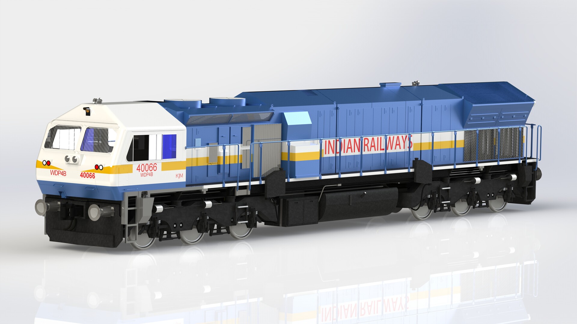 Abhijith Acharya - WDP4B Indian Locomotive