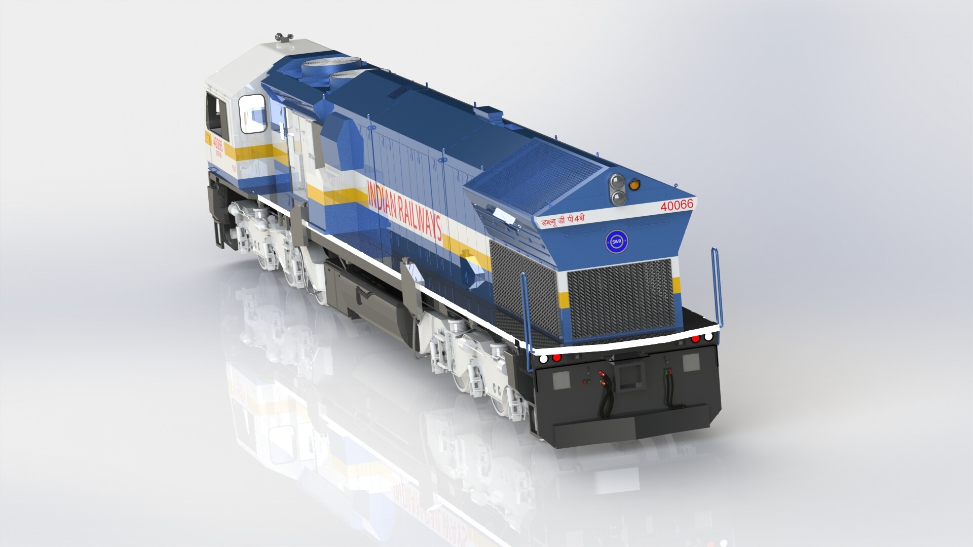 Abhijith Acharya - WDP4B Indian Locomotive