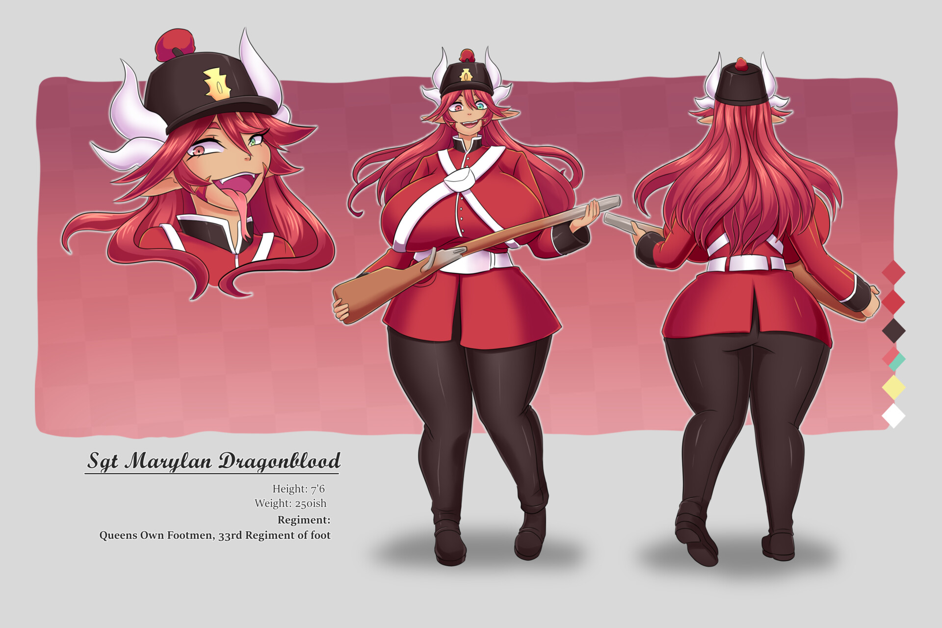 ArtStation - [Reference Sheet] Irish Dragons's OC 02