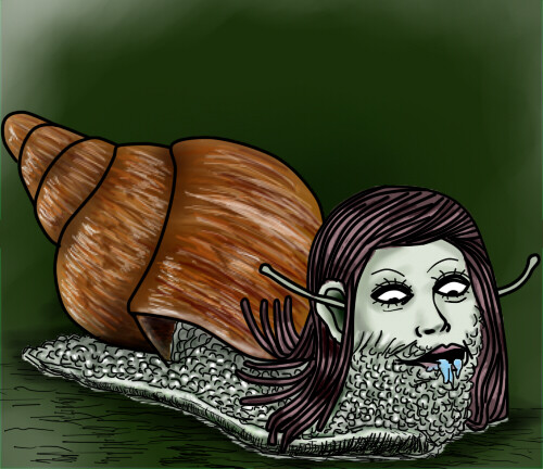 ArtStation - Snail woman