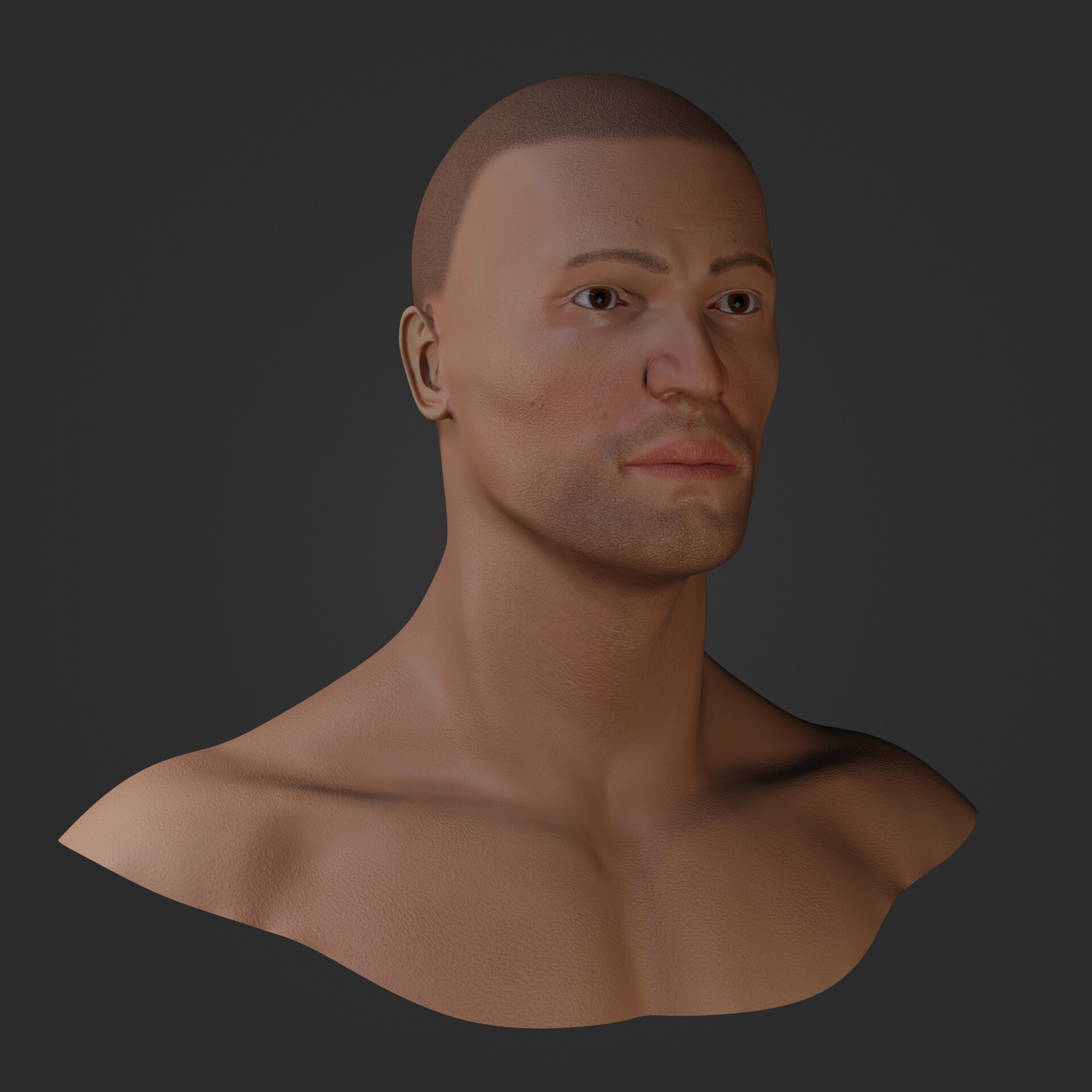 ArtStation - Male bust
