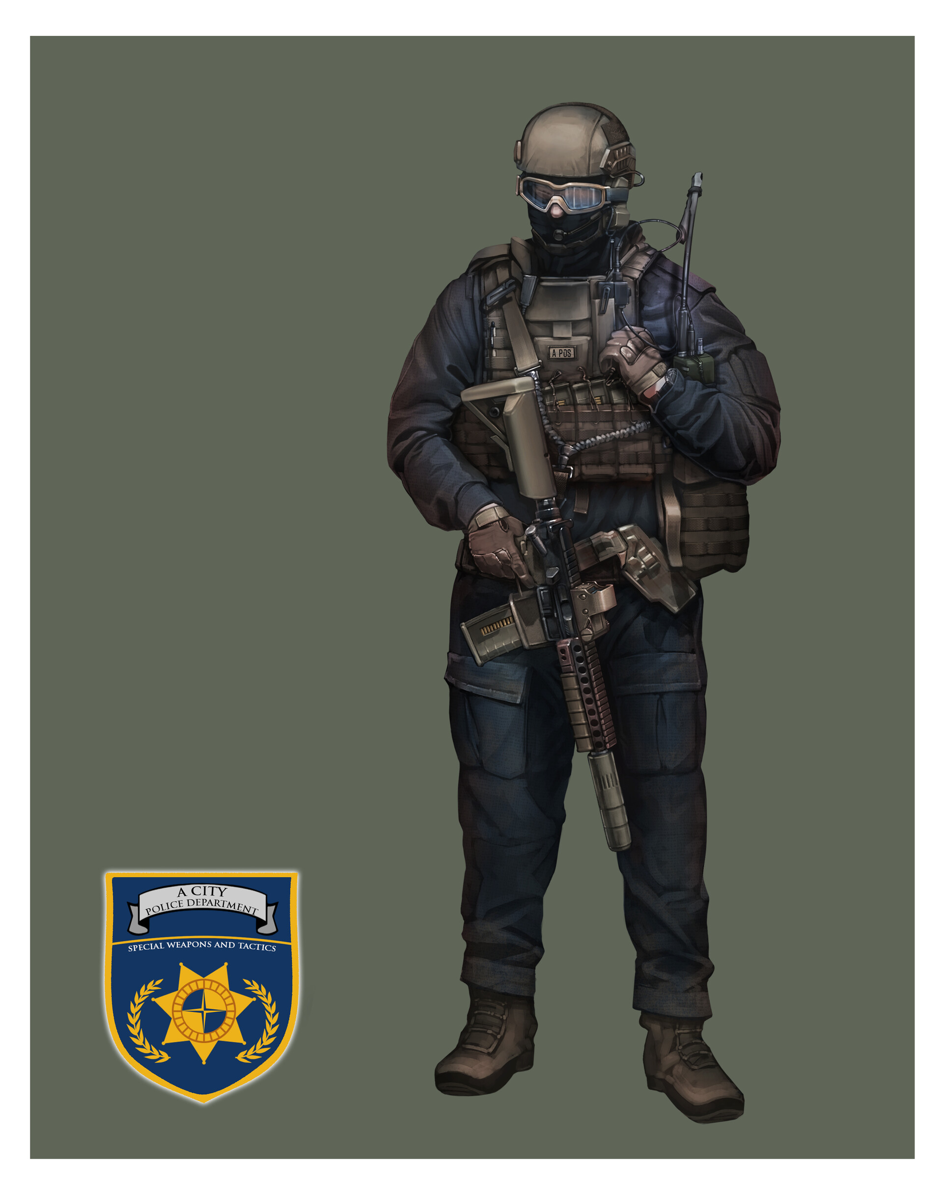 ArtStation - SWAT Character