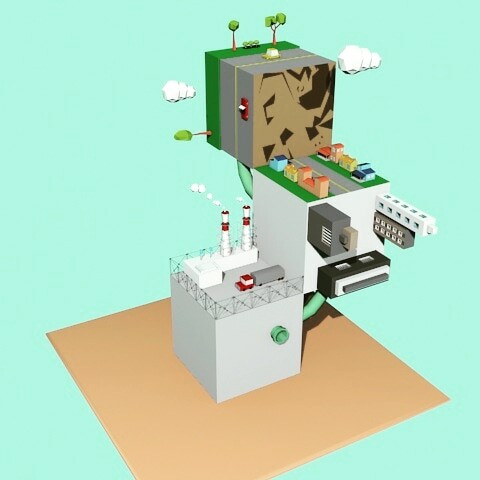 ArtStation - Cube World