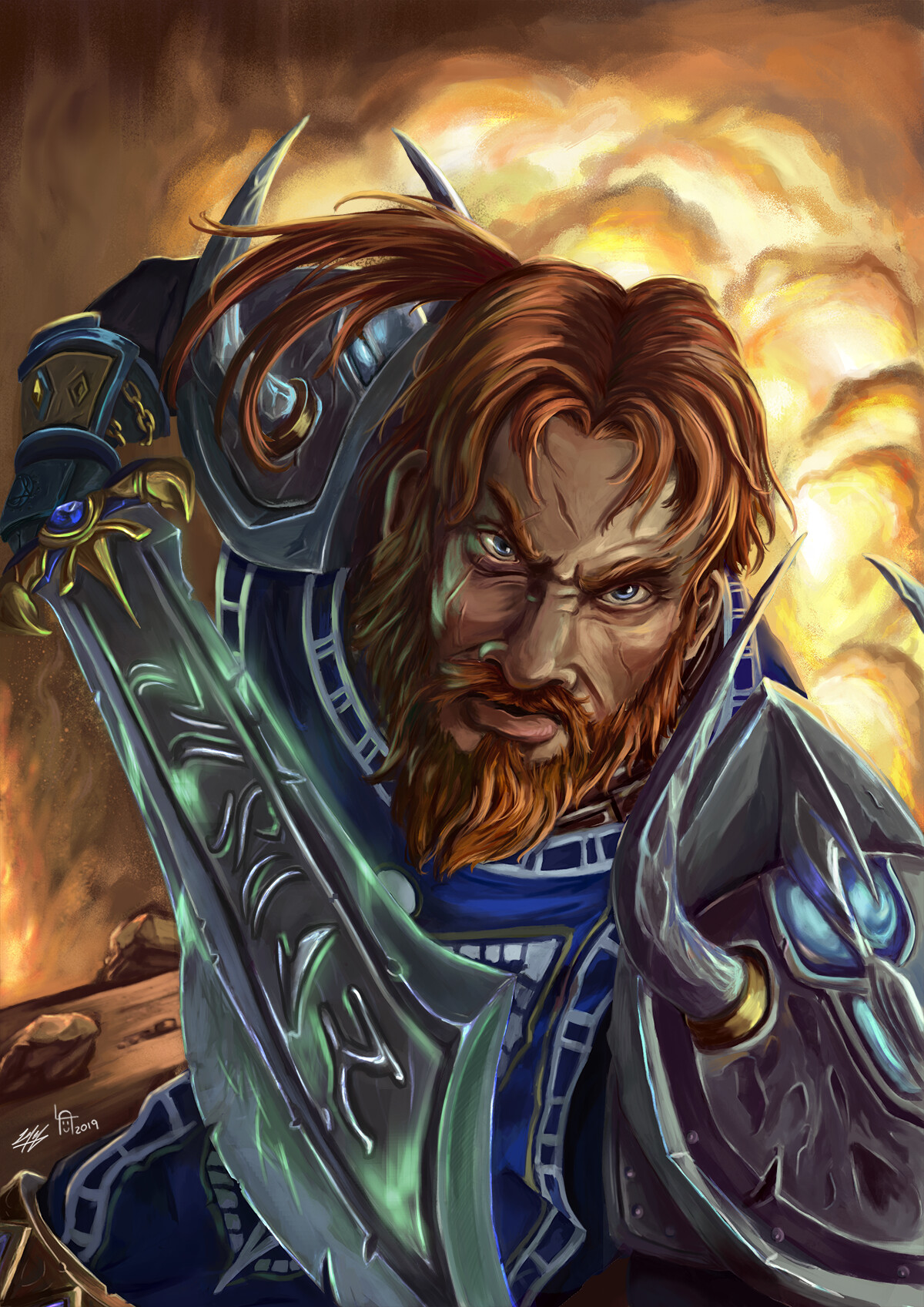 ArtStation - Warrior of Lamentations (2019)