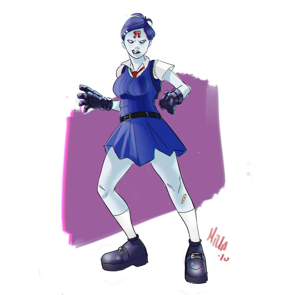 ArtStation - Nina cortex fan art