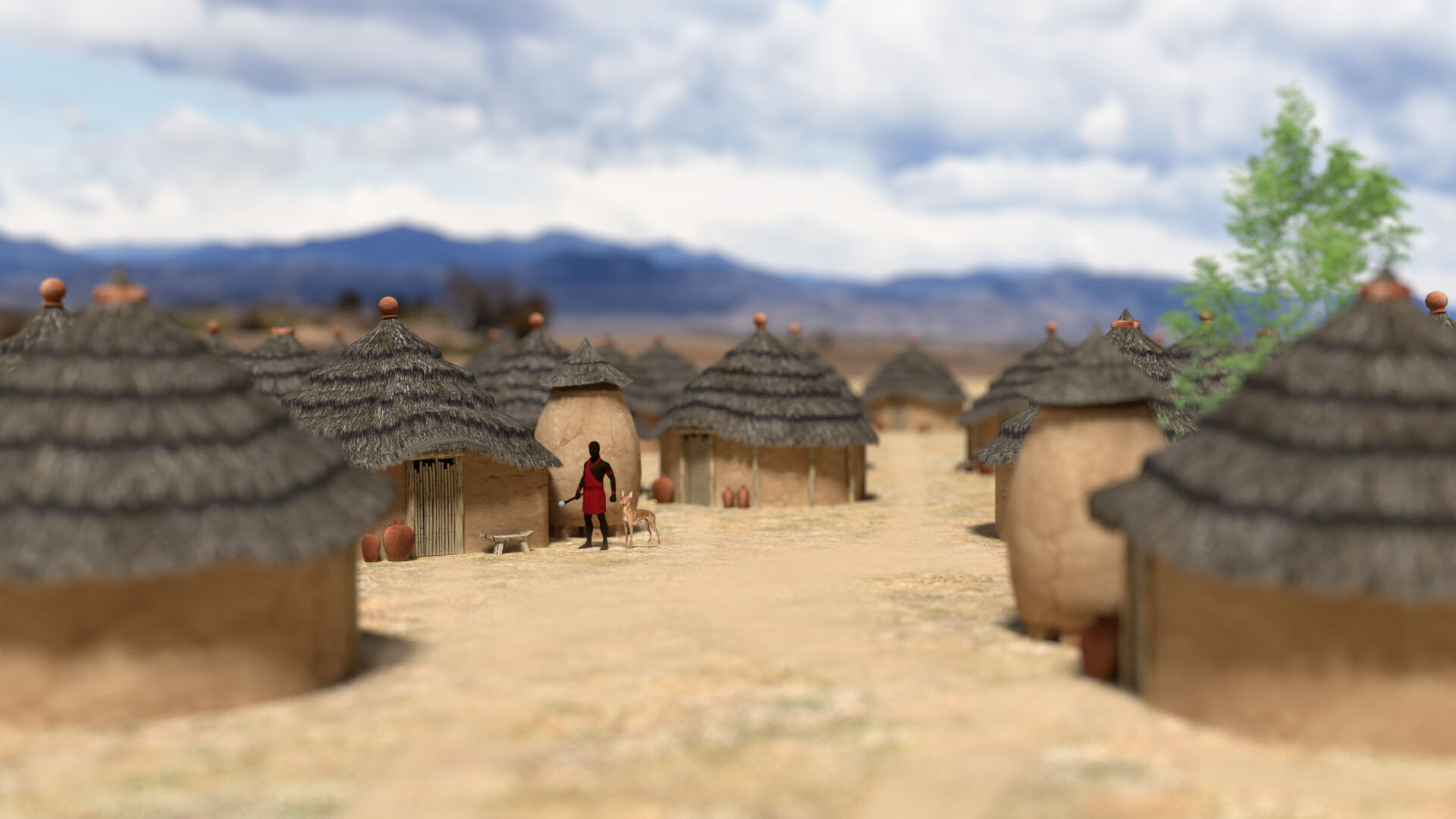 ArtStation - Nuba village