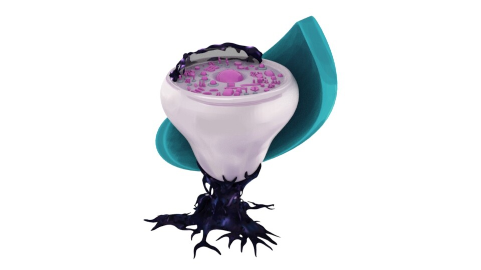 ArtStation - Alien Console Prop Model