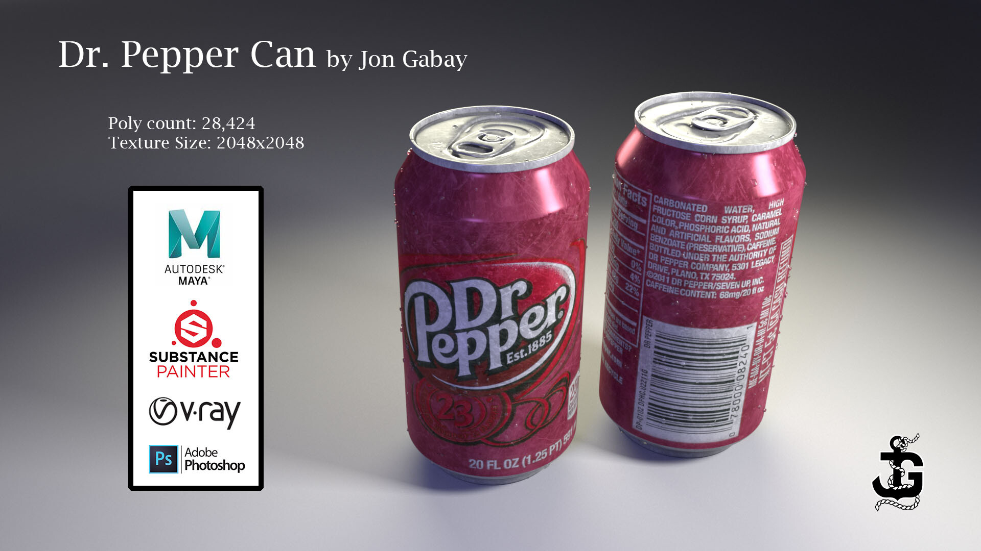ArtStation - Dr. Pepper Can