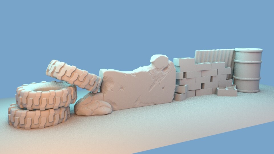 ArtStation - Makeshift Barricade