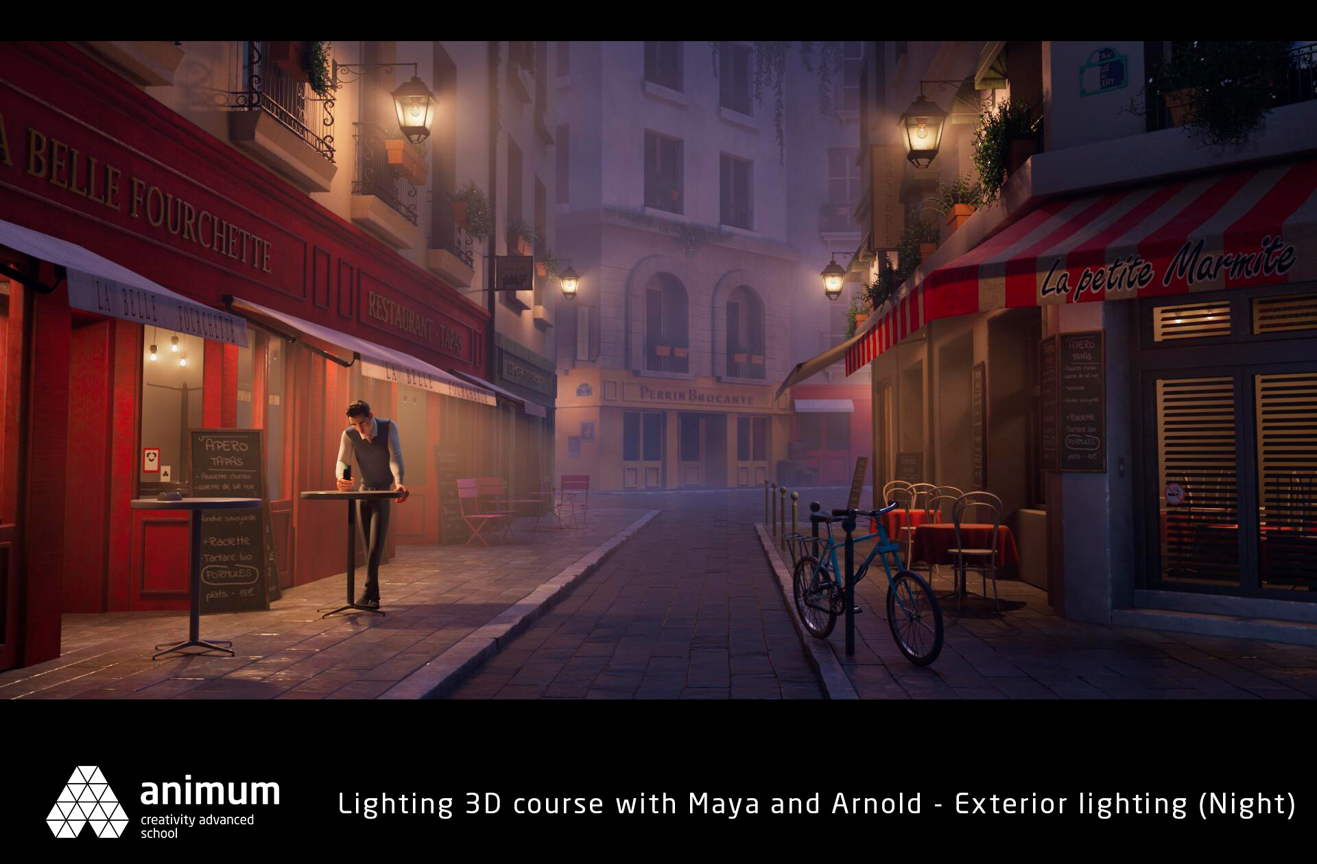 ArtStation - Exterior Lighting Night