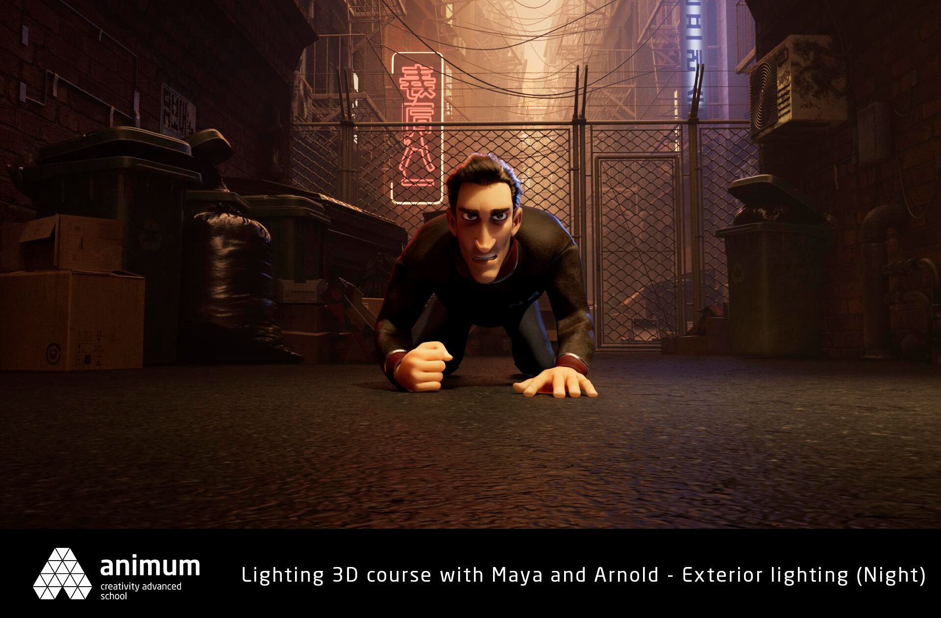 ArtStation - Exterior Lighting based Blade runner