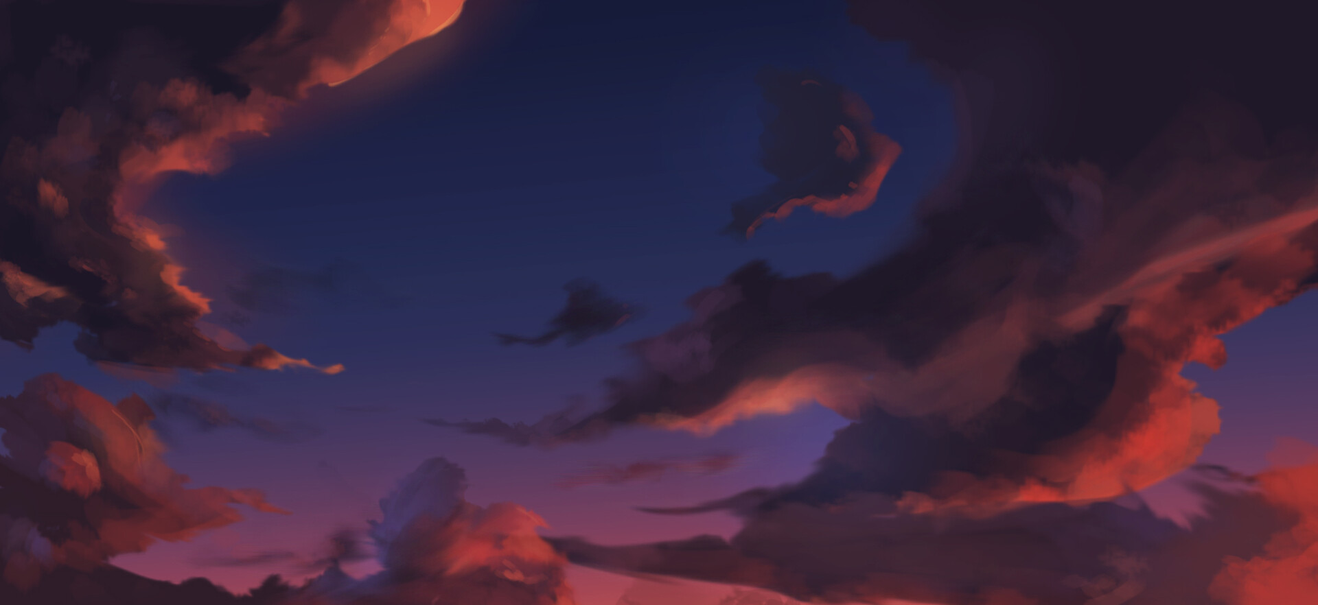 ArtStation - Sky Practice - Dusk