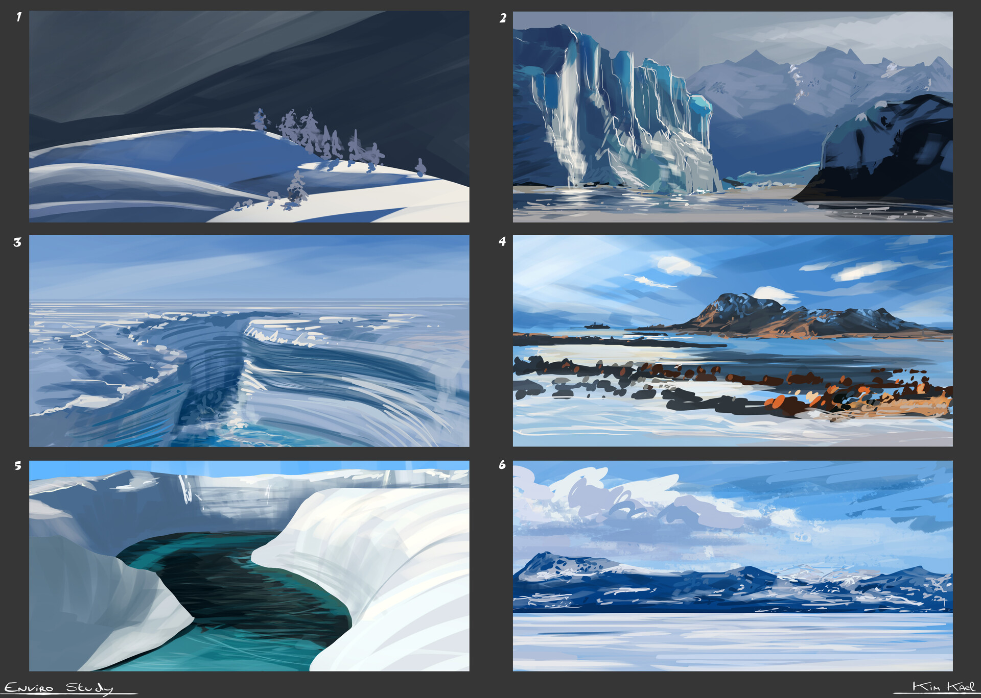 ArtStation - Ice and snow