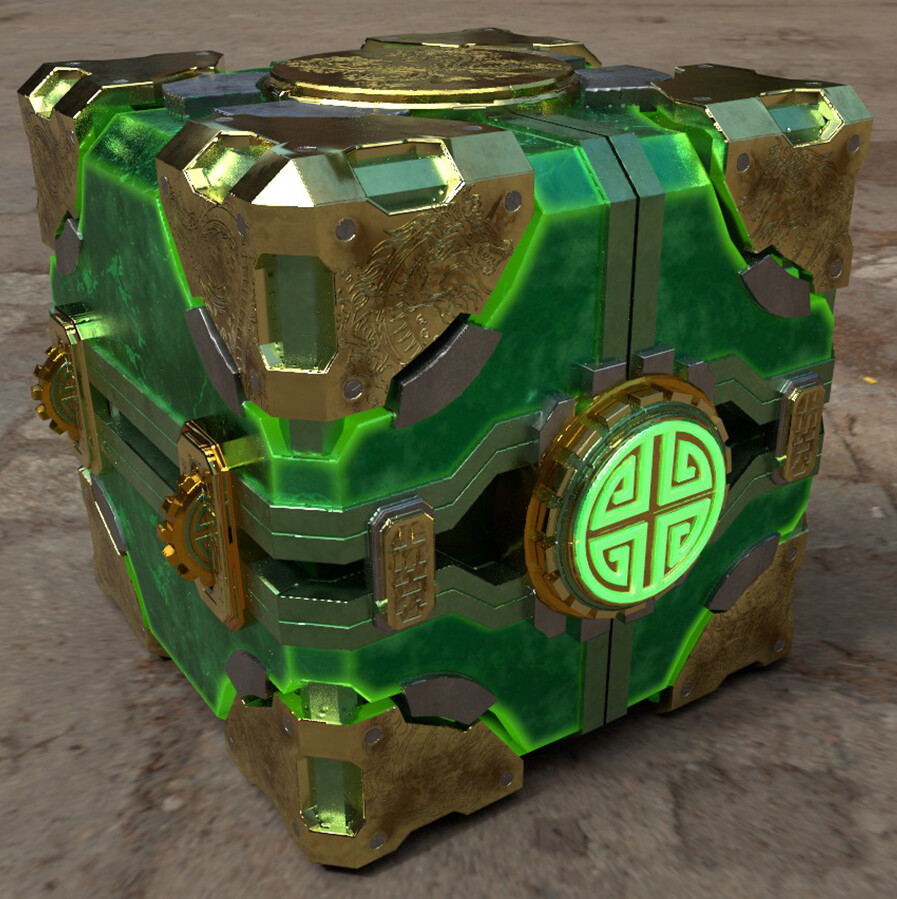 ArtStation - Loot Chest (Prop & Concept)
