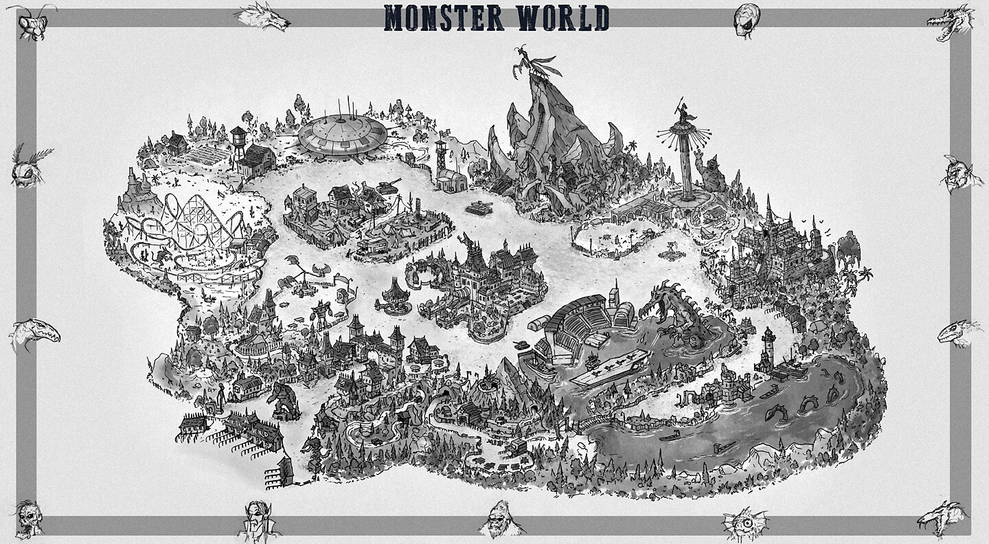 ArtStation - Monster World
