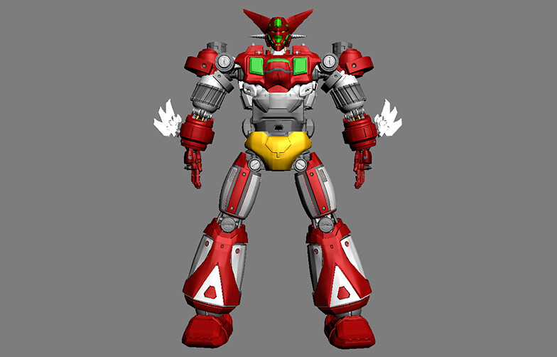 ArtStation - Getter Robo - Getter 01 vs Raptor