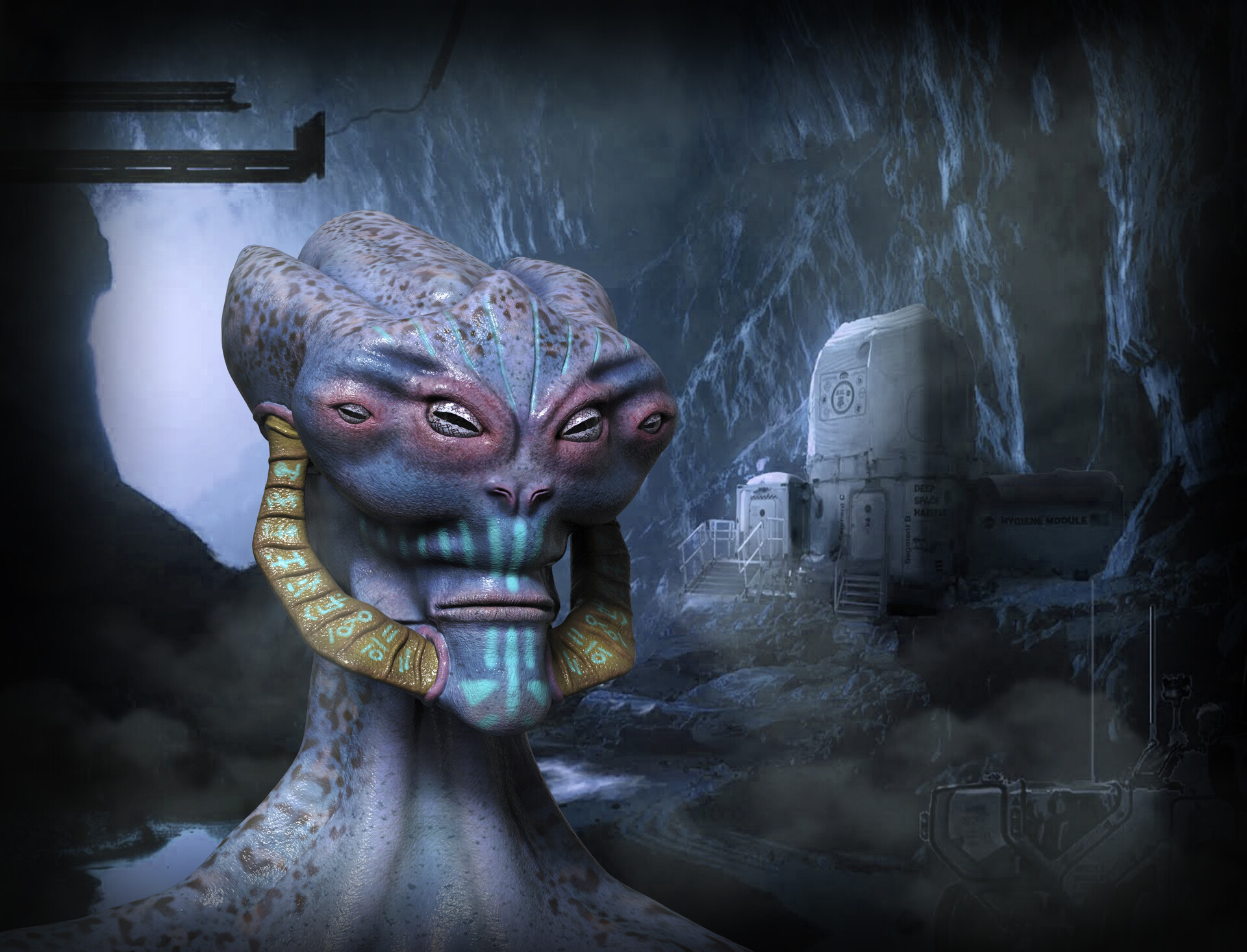 ArtStation - Where do you come from, alien?