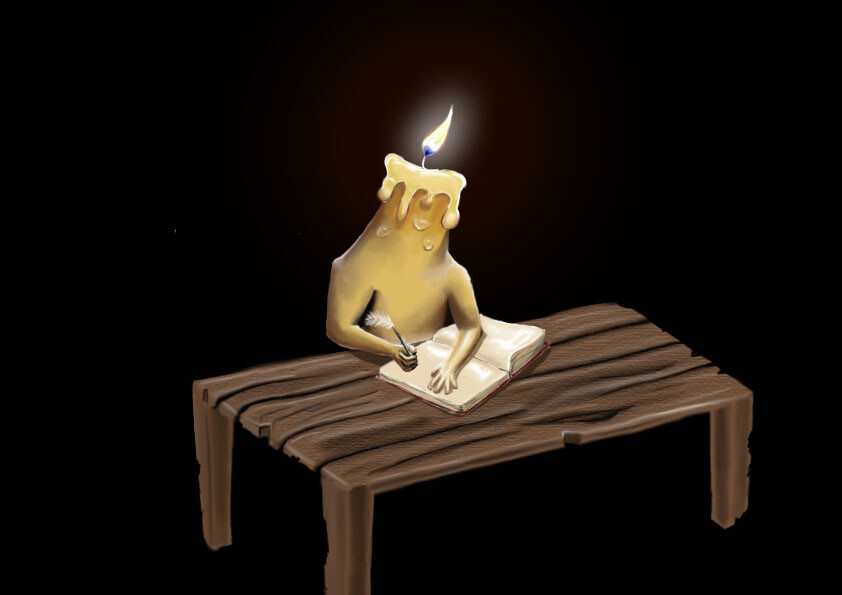 ArtStation - candle man