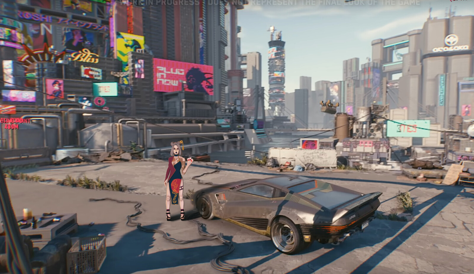 Sof Wolf - Original character RUBY cyberpunk 2077 inspired