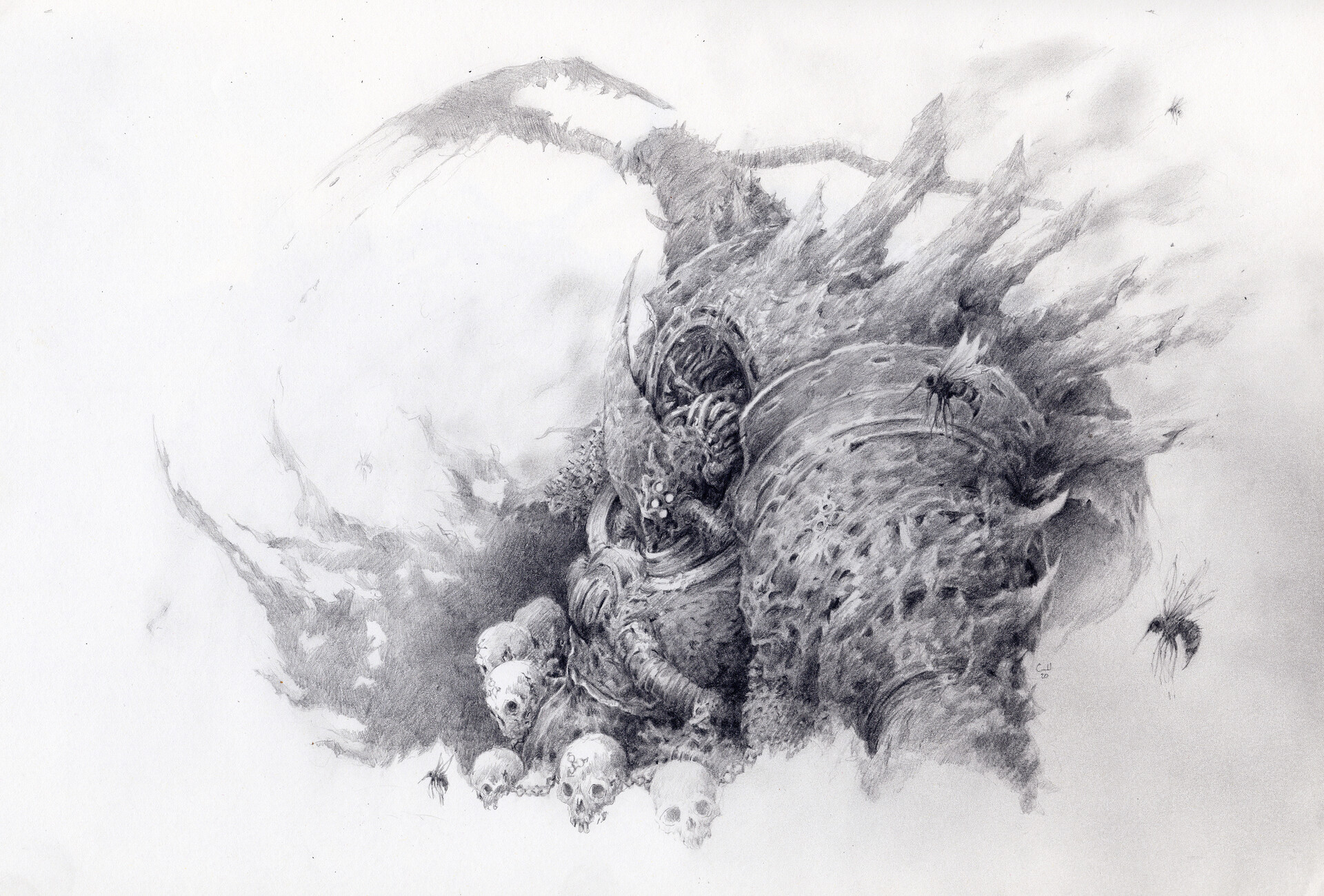 ArtStation - Typhus, Herald of the Plague God