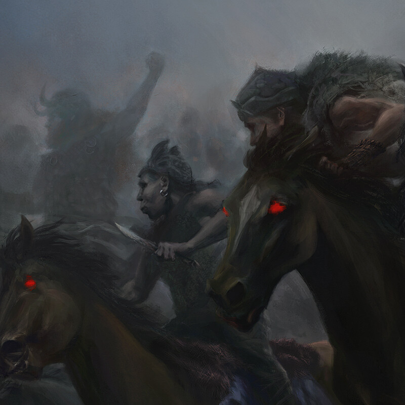 Bryan F. Rosado Art - Wild Hunt