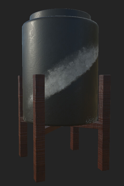 ArtStation - Creative Blitz Project 1, semester 2, Plant pots