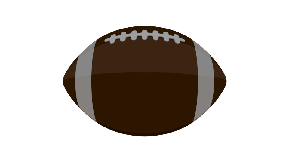 ArtStation - Flat Design Football Graphic