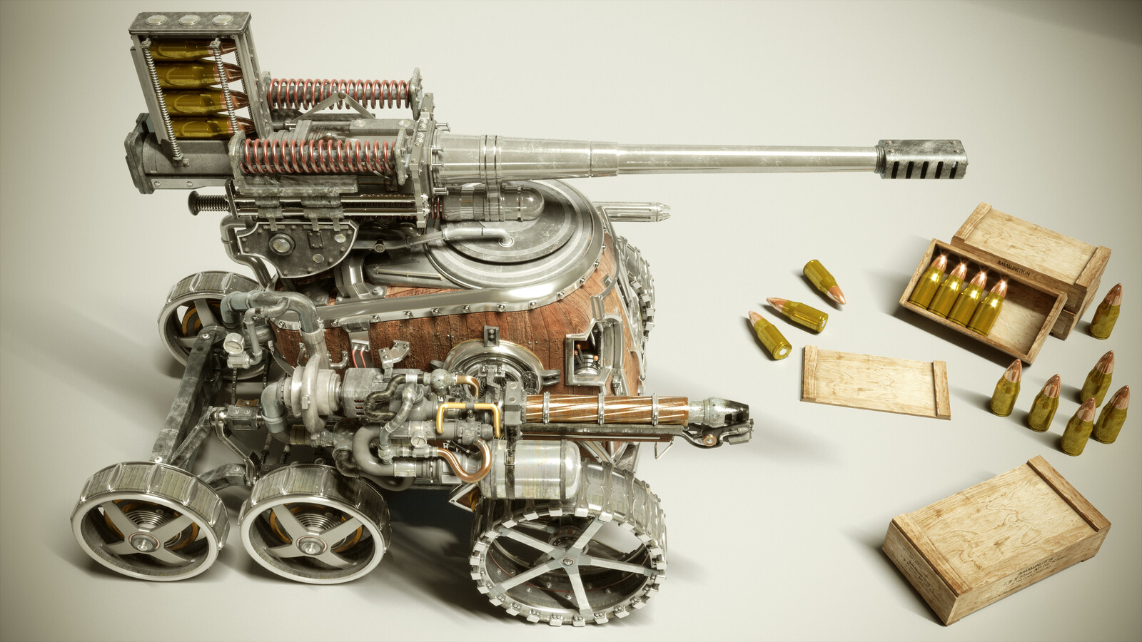 Jason Lewis - Steampunk Artillery Tank