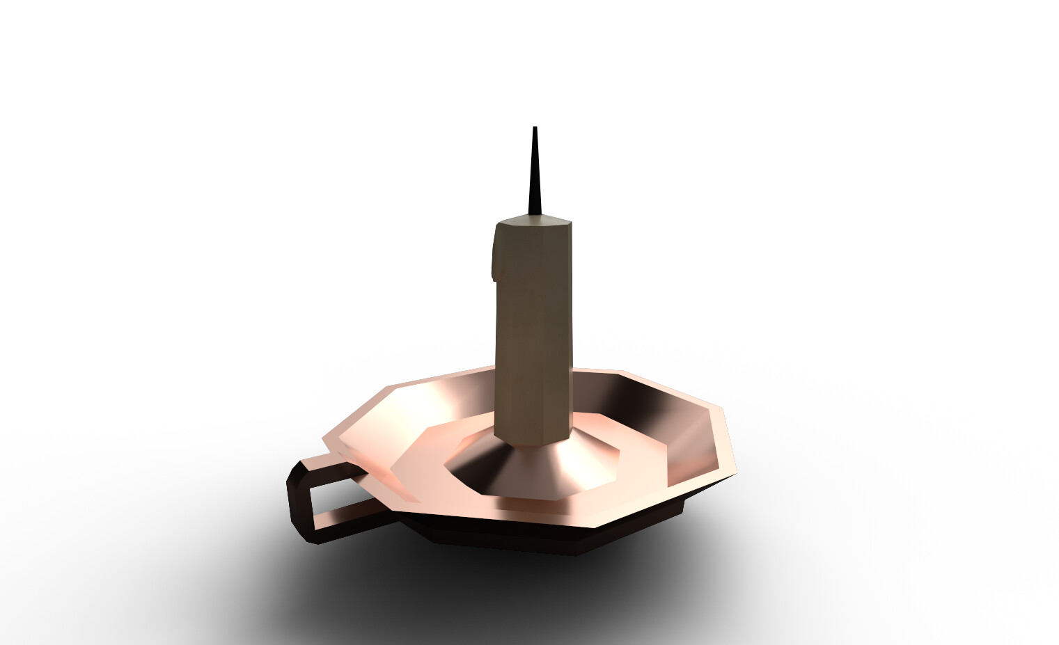 ArtStation - Low-Poly Candle Render