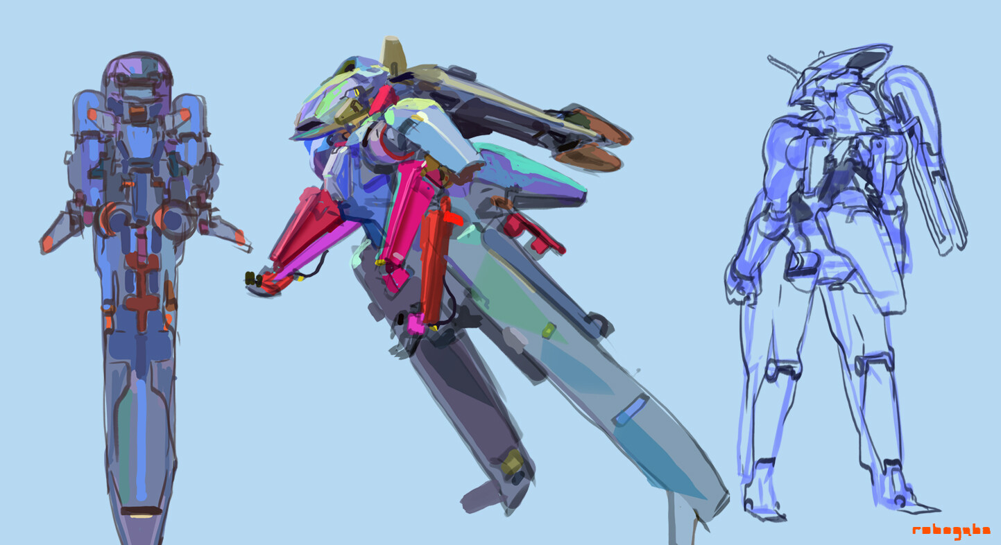 ArtStation - Mech sketch