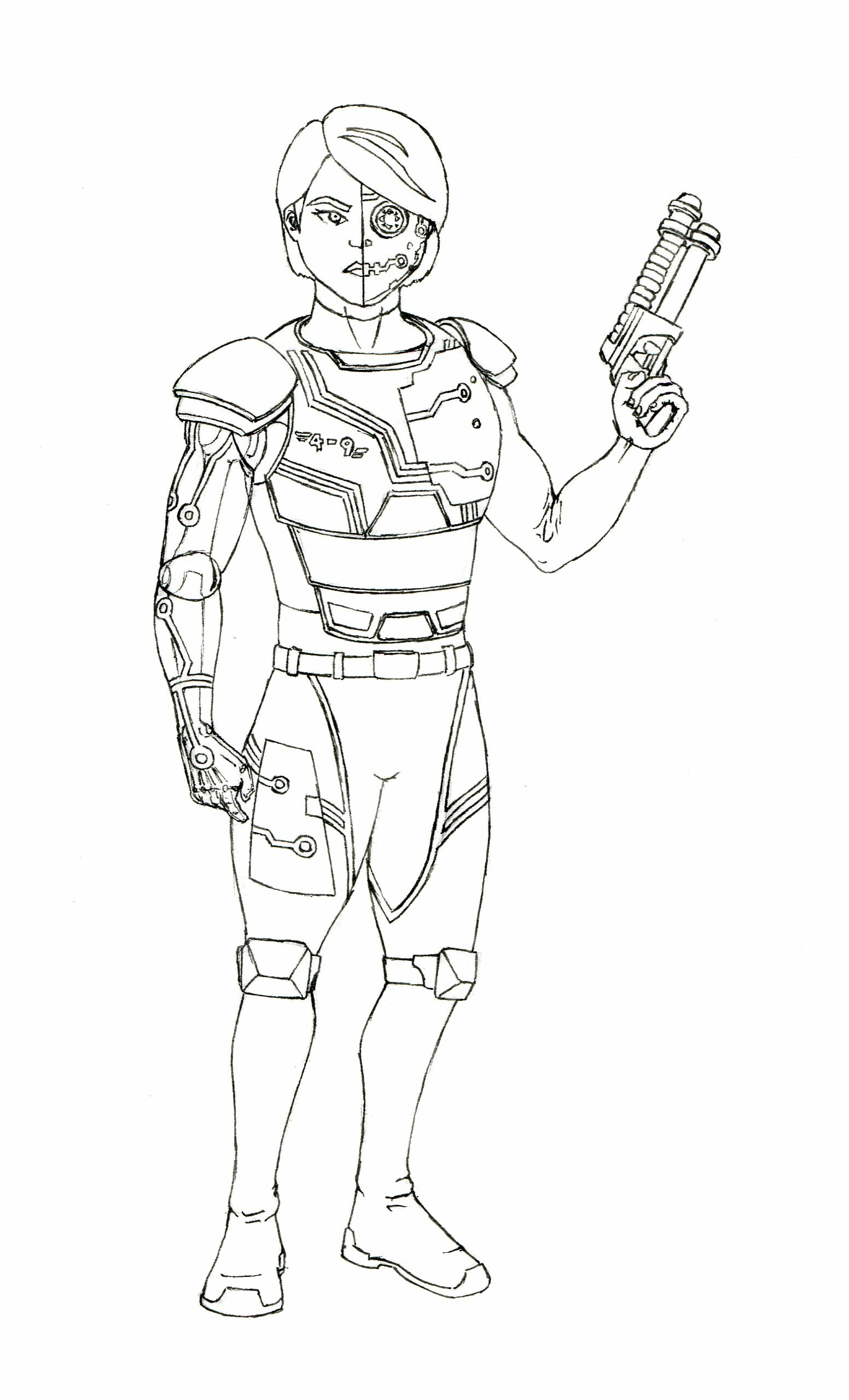 Lego Cyborg Coloring Pages