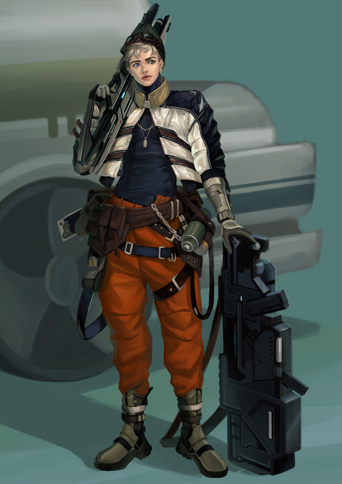 ArtStation - Mechanic boy