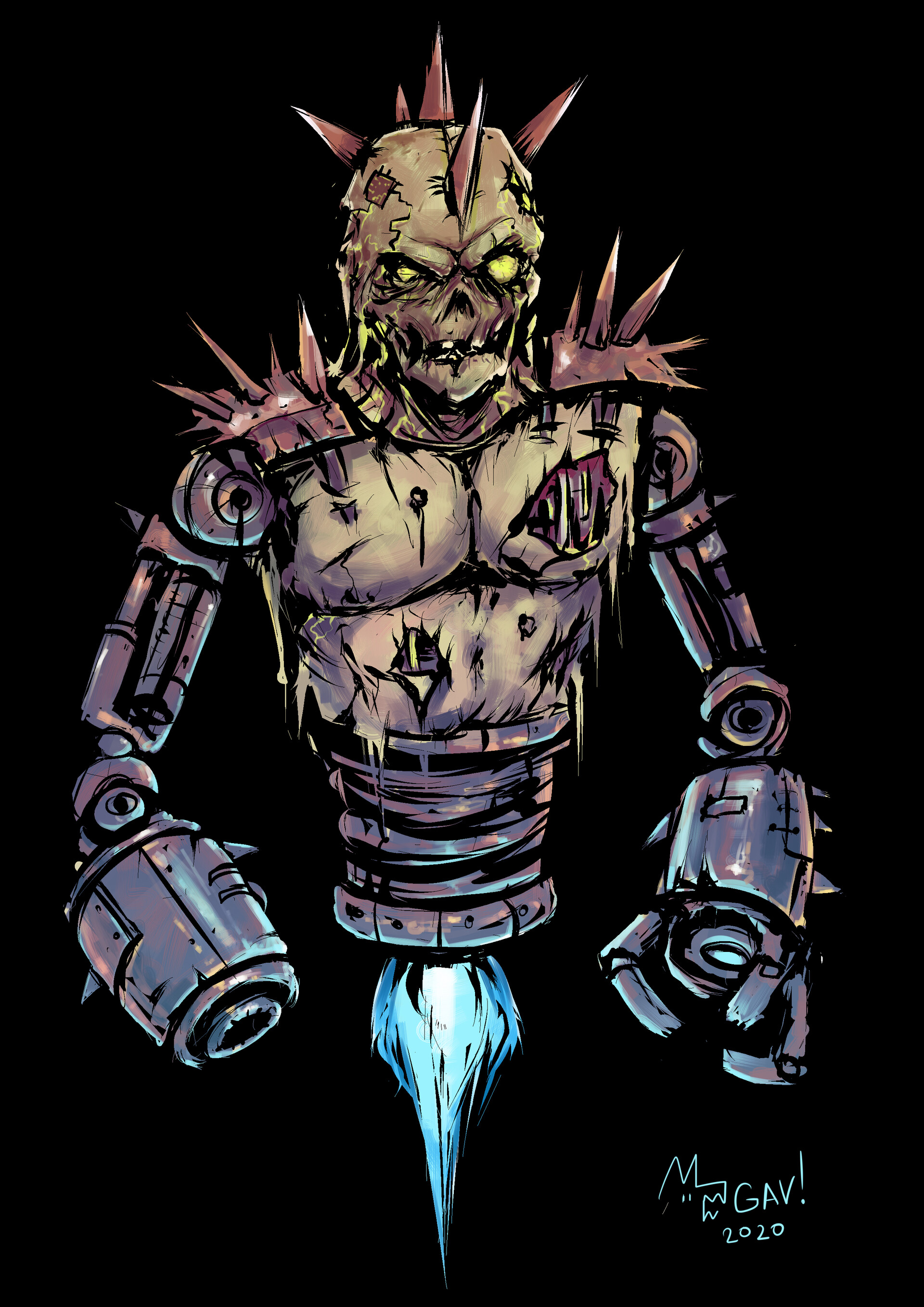 ArtStation - fallout cyborg bot