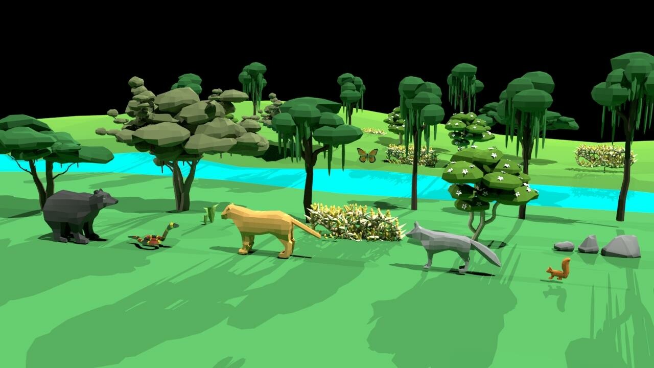 ArtStation - Low poly animals