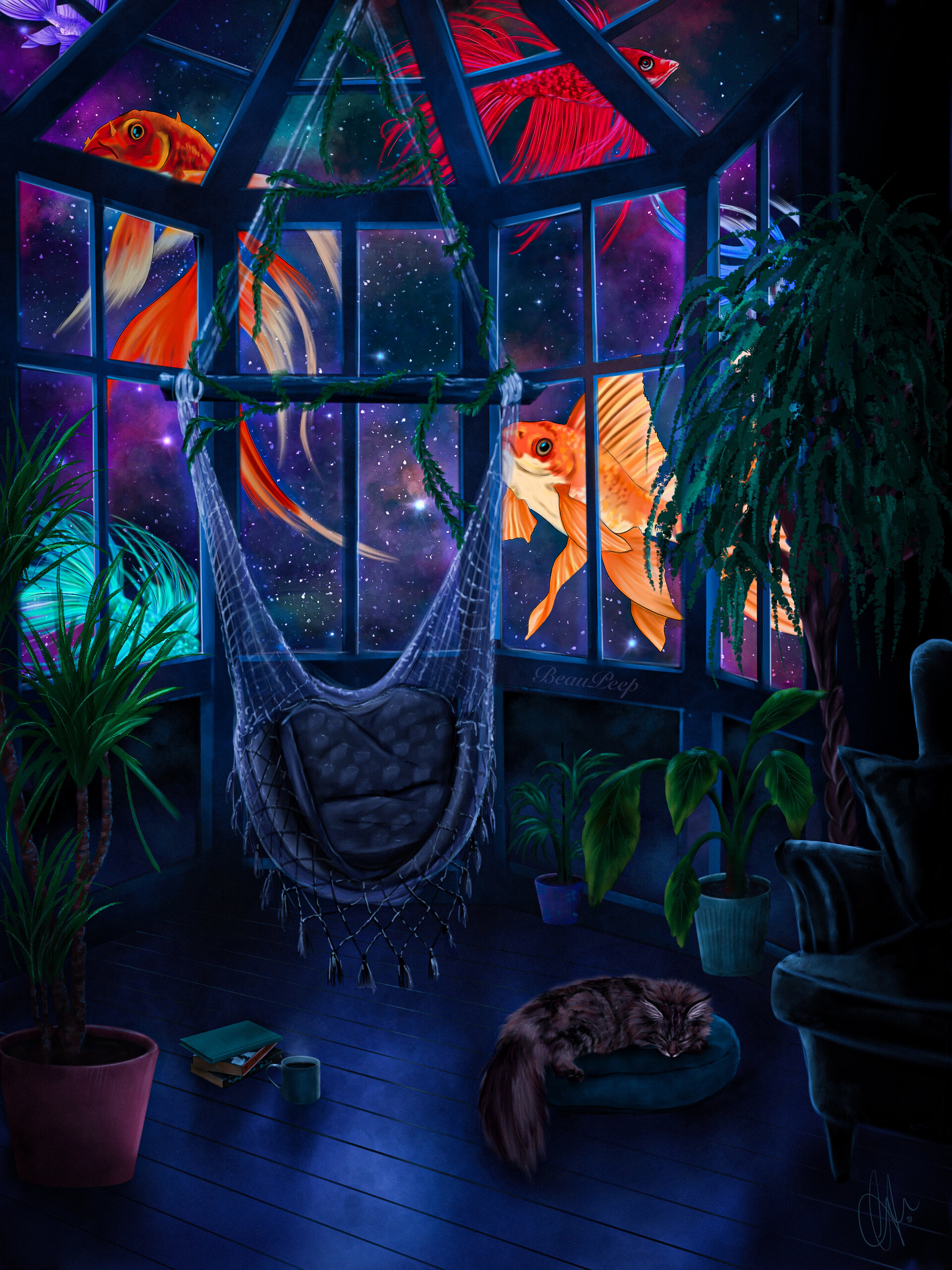 ArtStation - Cosmic Fish Tank
