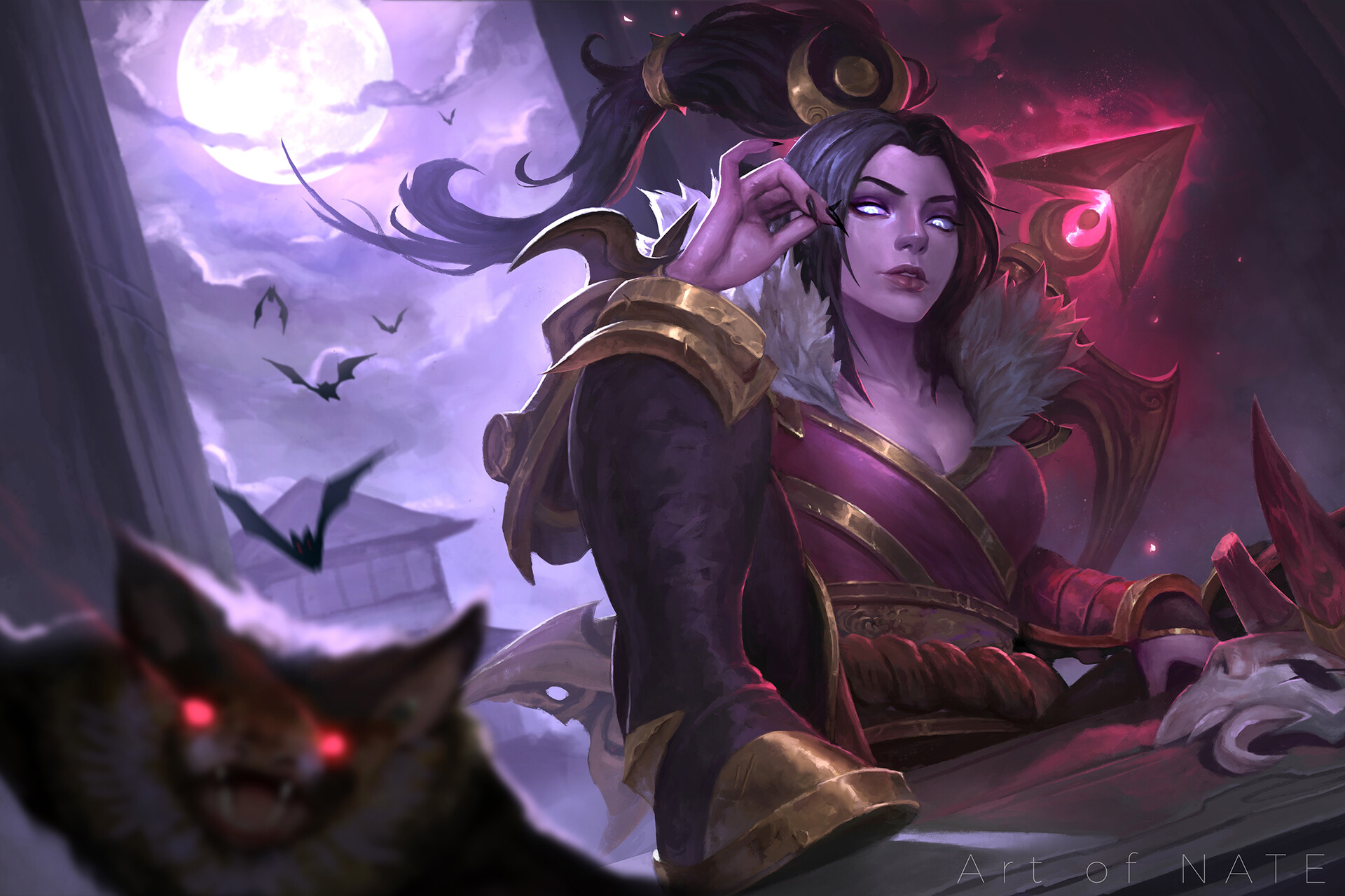 ArtStation - Blood Moon Vayne