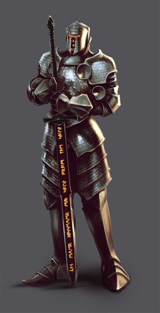 ArtStation - Rune warrior