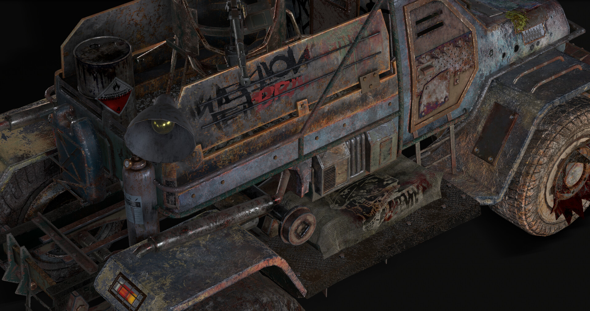 Samer Al-Dandan - Old armored Z_Apocalyptic vehicle