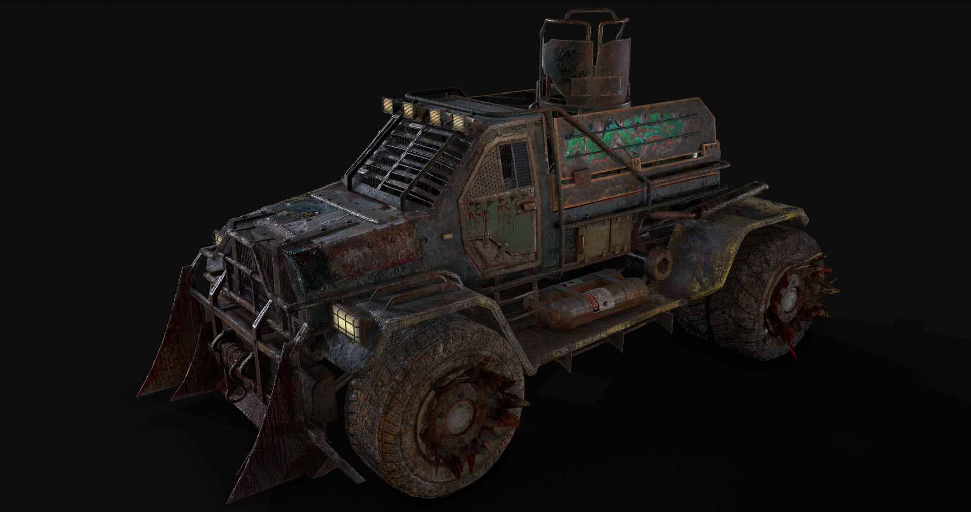 Samer Al-Dandan - Old armored Z_Apocalyptic vehicle