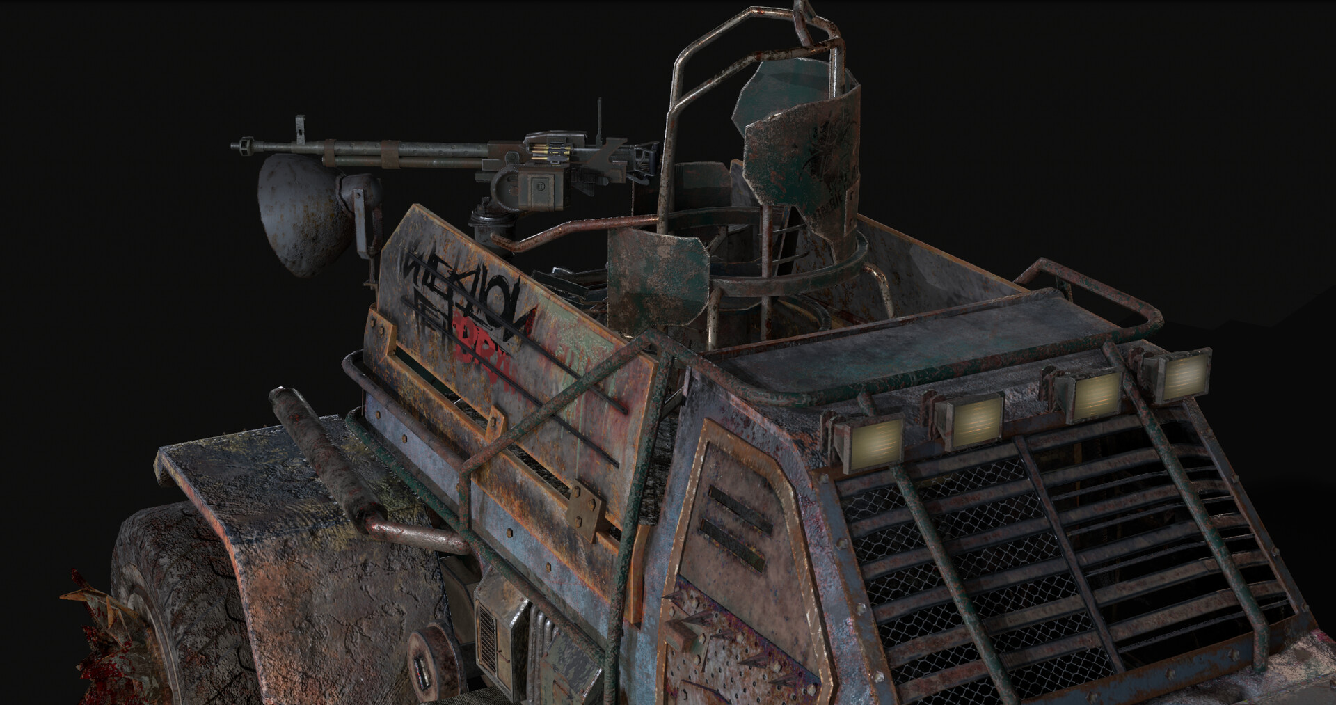 Samer Al-Dandan - Old armored Z_Apocalyptic vehicle