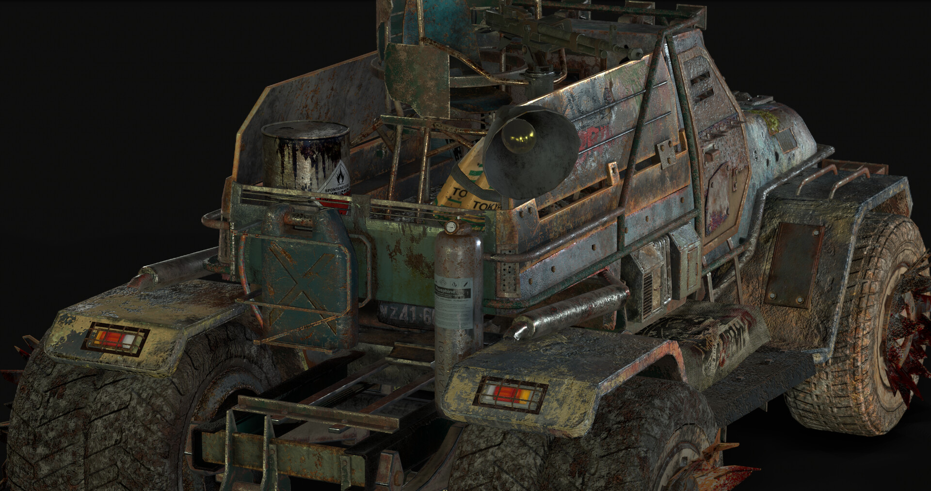 Samer Al-Dandan - Old armored Z_Apocalyptic vehicle