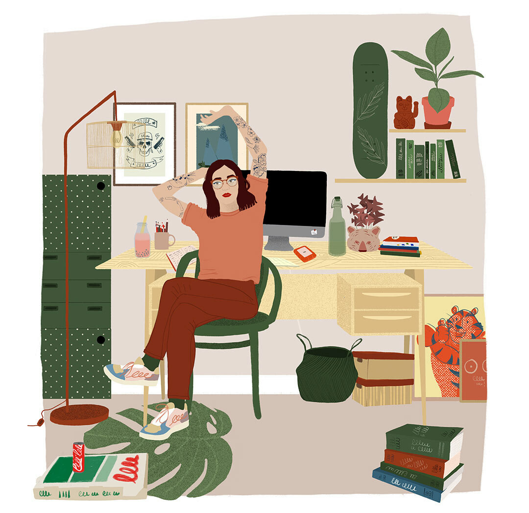 ArtStation - At the desk