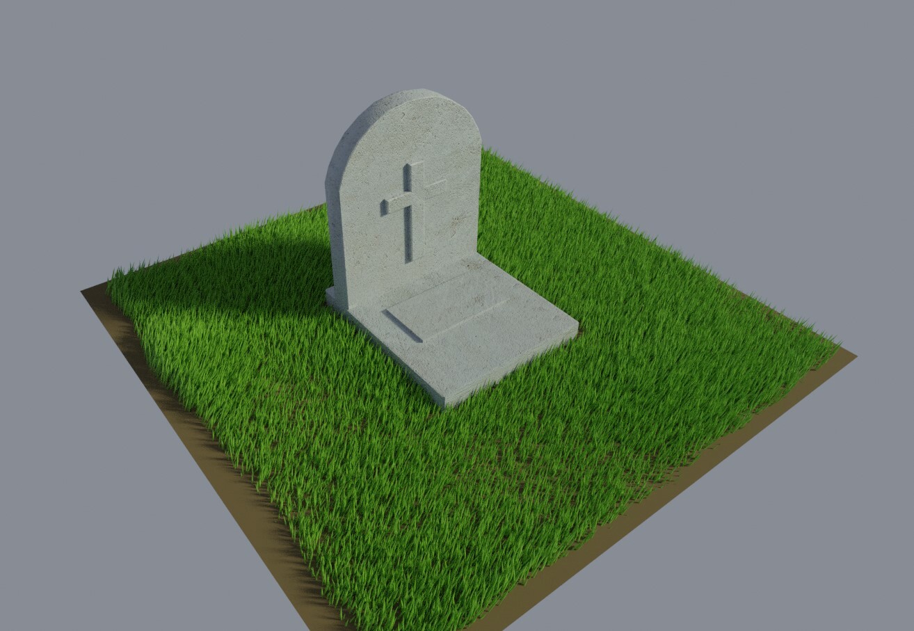 ArtStation - Cemetery Grass