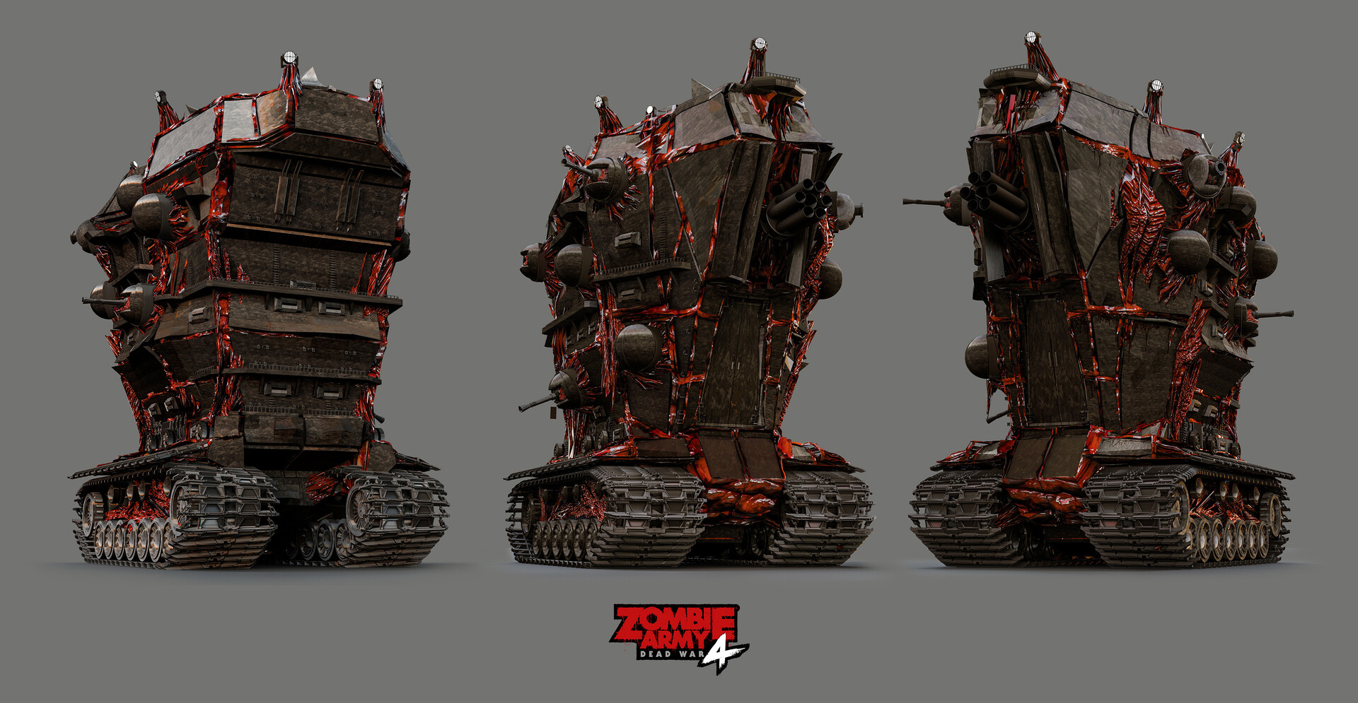 Jack Eaves - Zombie Army 4 - War Machine Concept