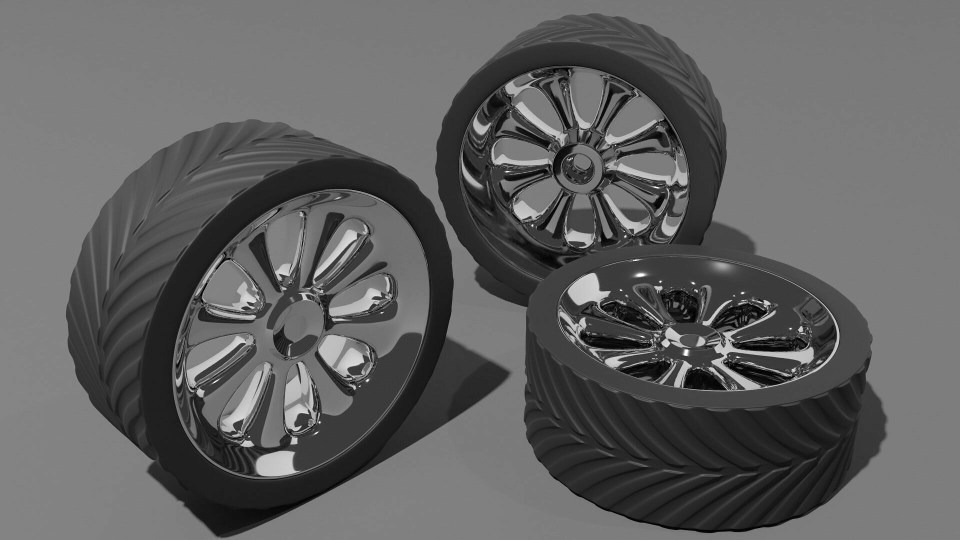 ArtStation - Hot-rod wheel