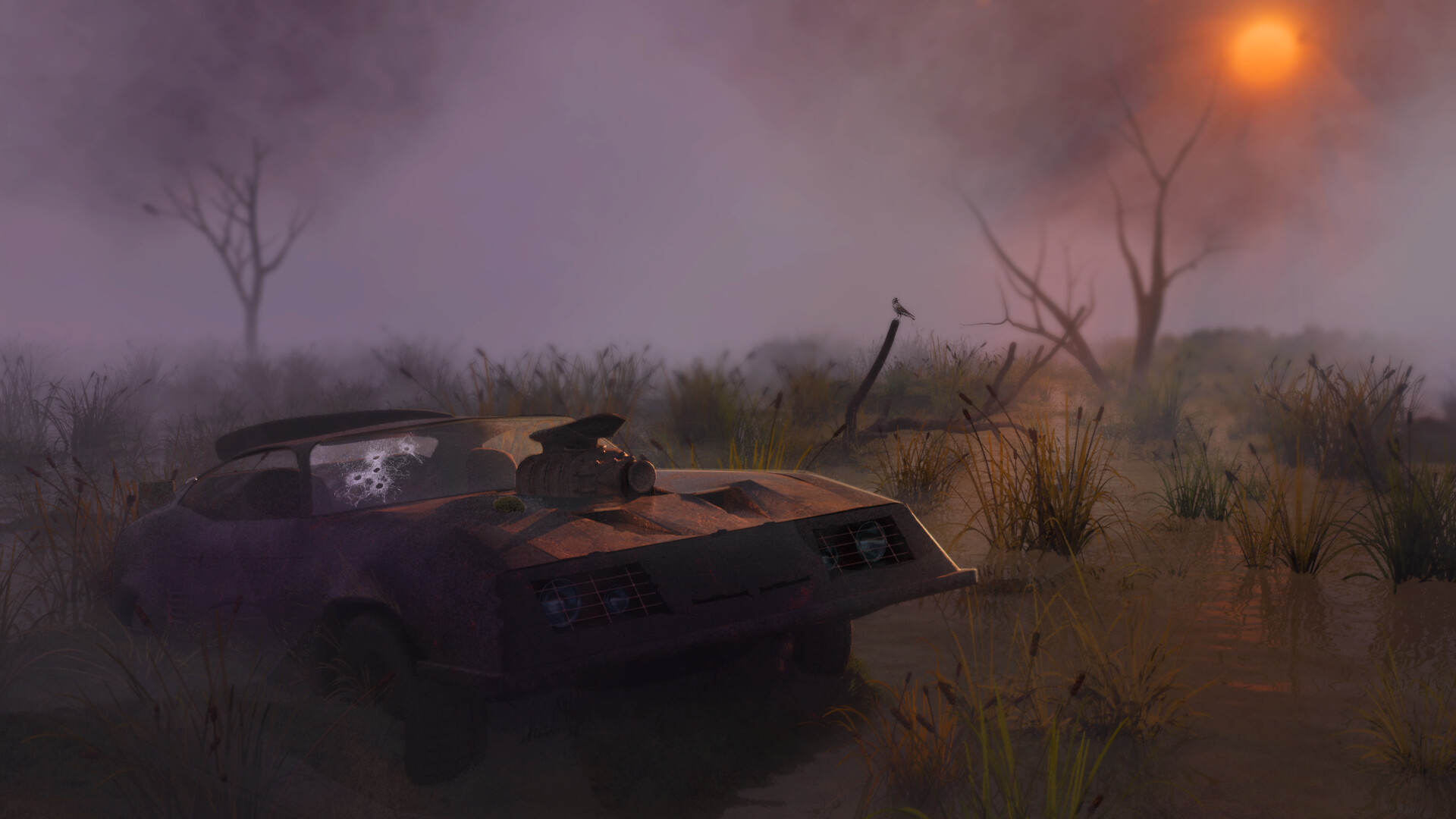 ArtStation - Mad max swamps