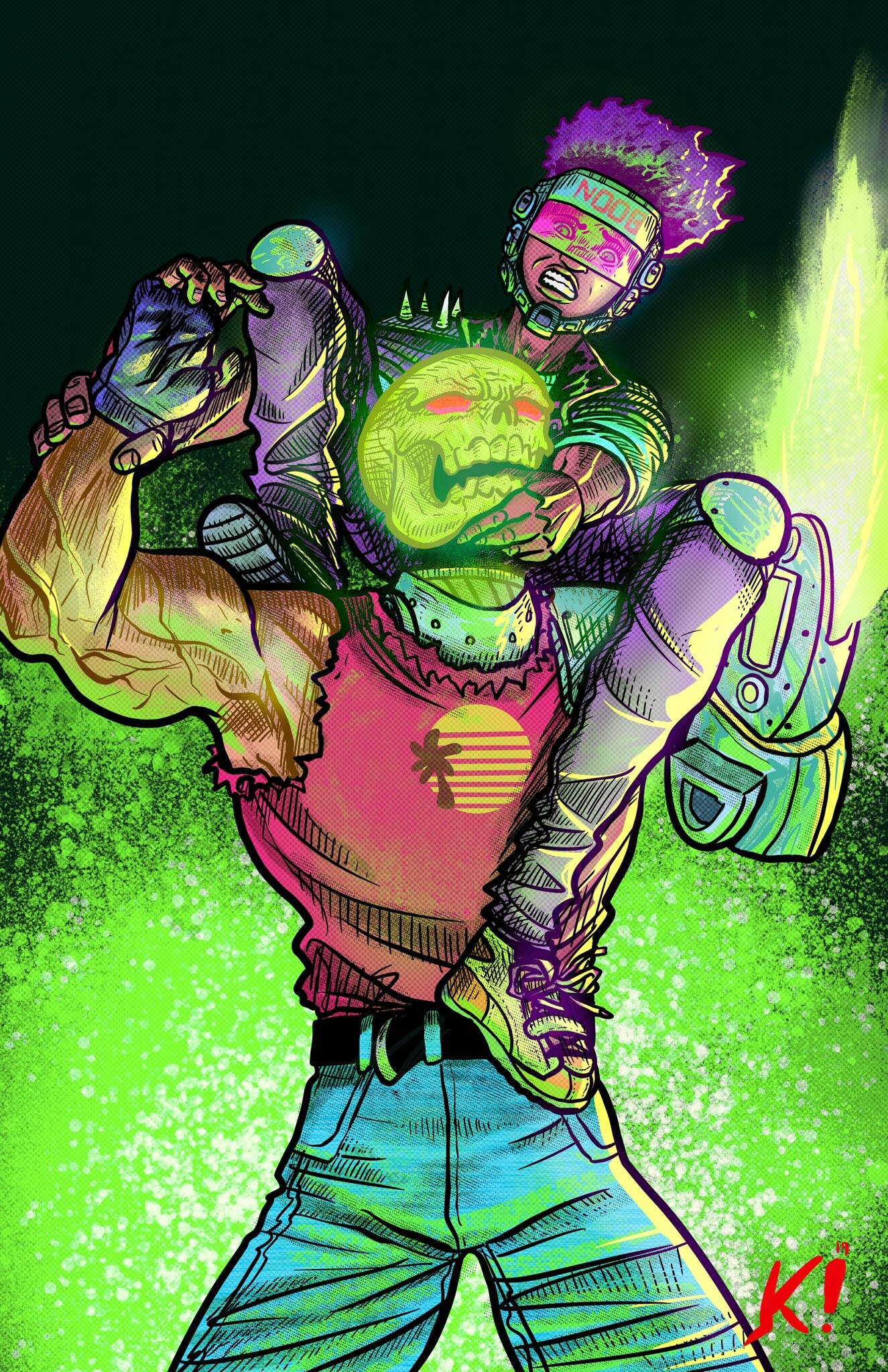 ArtStation - Blood Force Trauma pinup