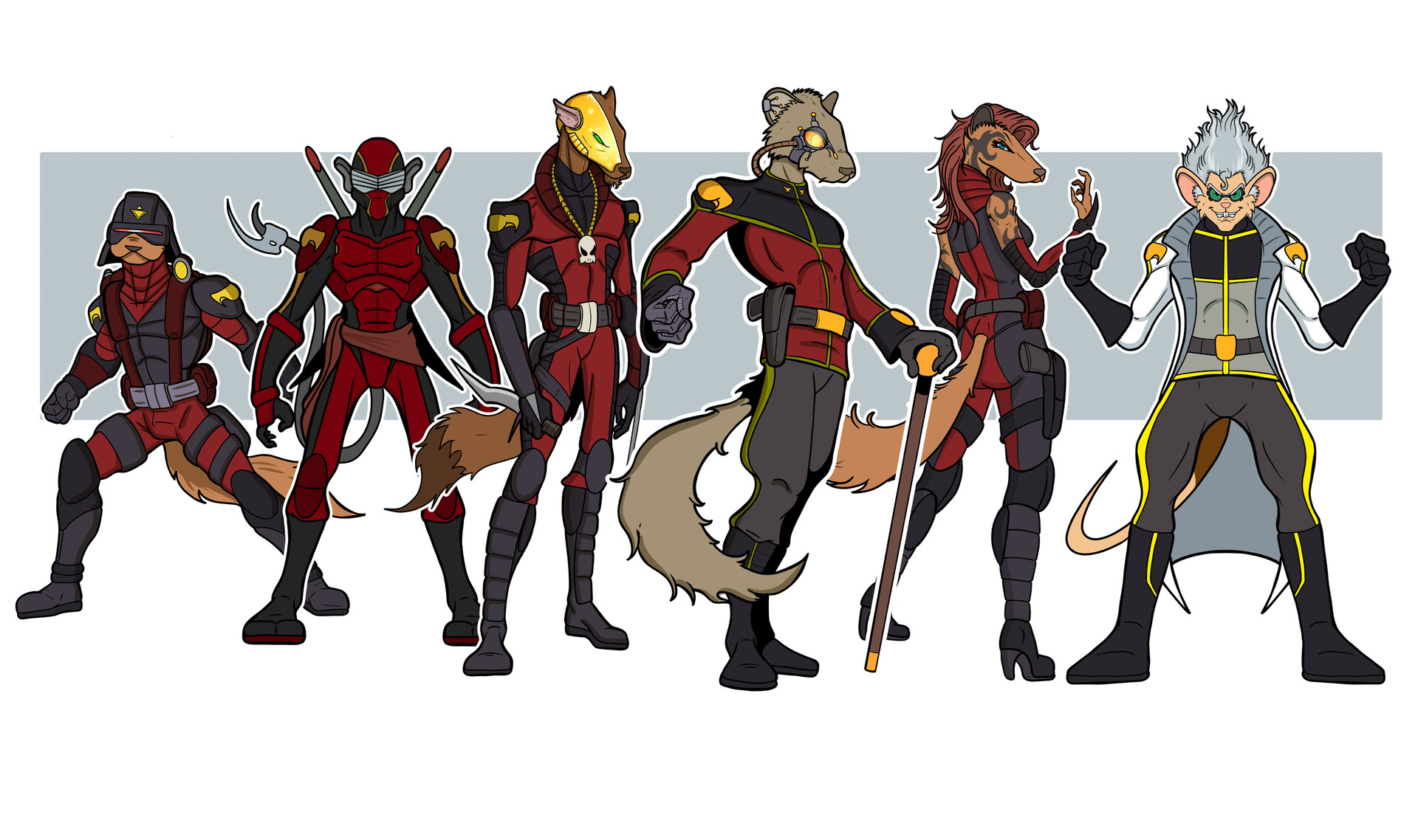 ArtStation - Updated Core Iron Weasel Characters