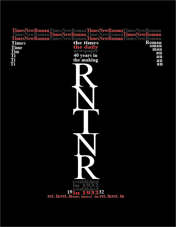 Khalil Vazquez - Times New Roman project poster pt. 2