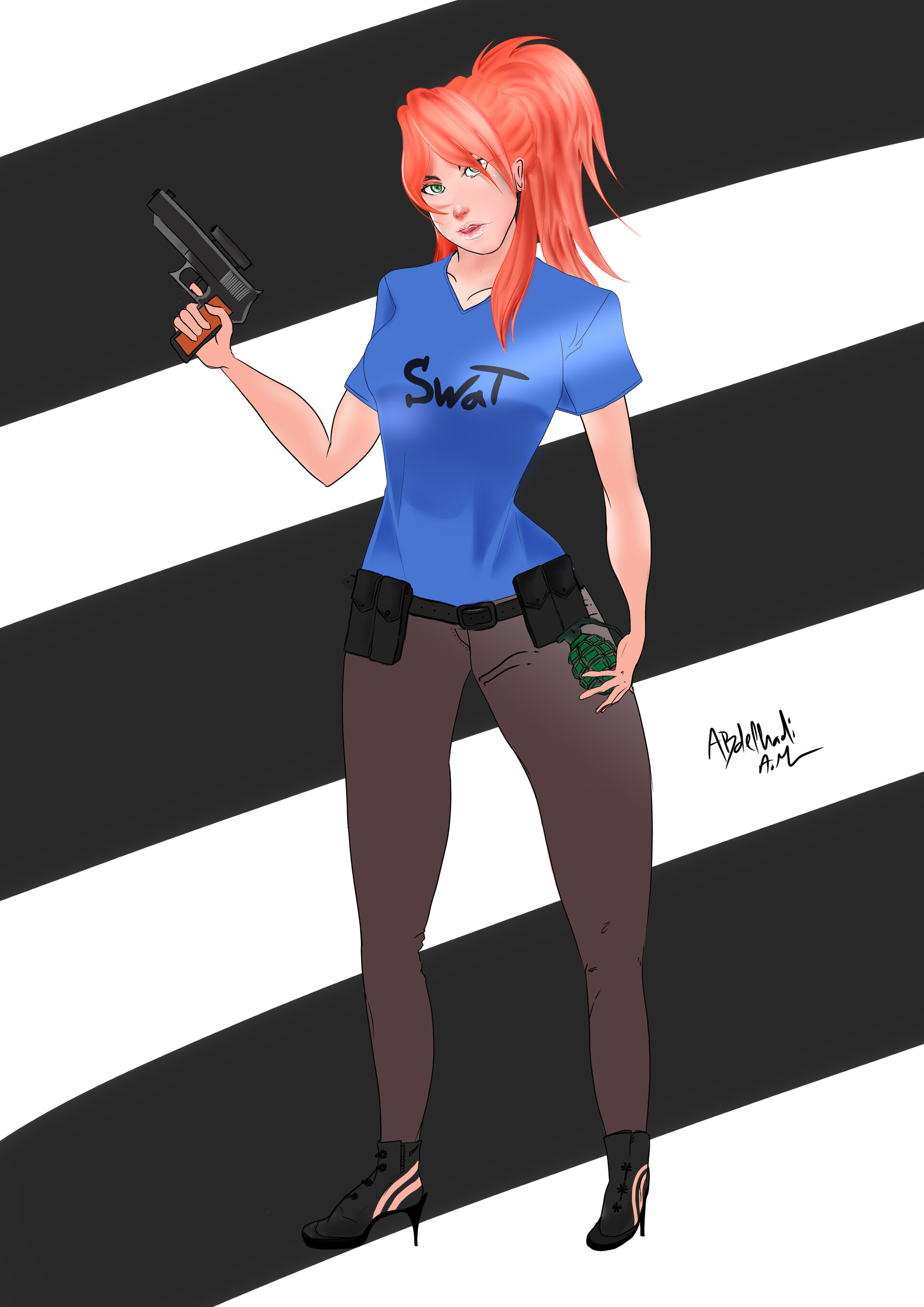 ArtStation - Swat babe